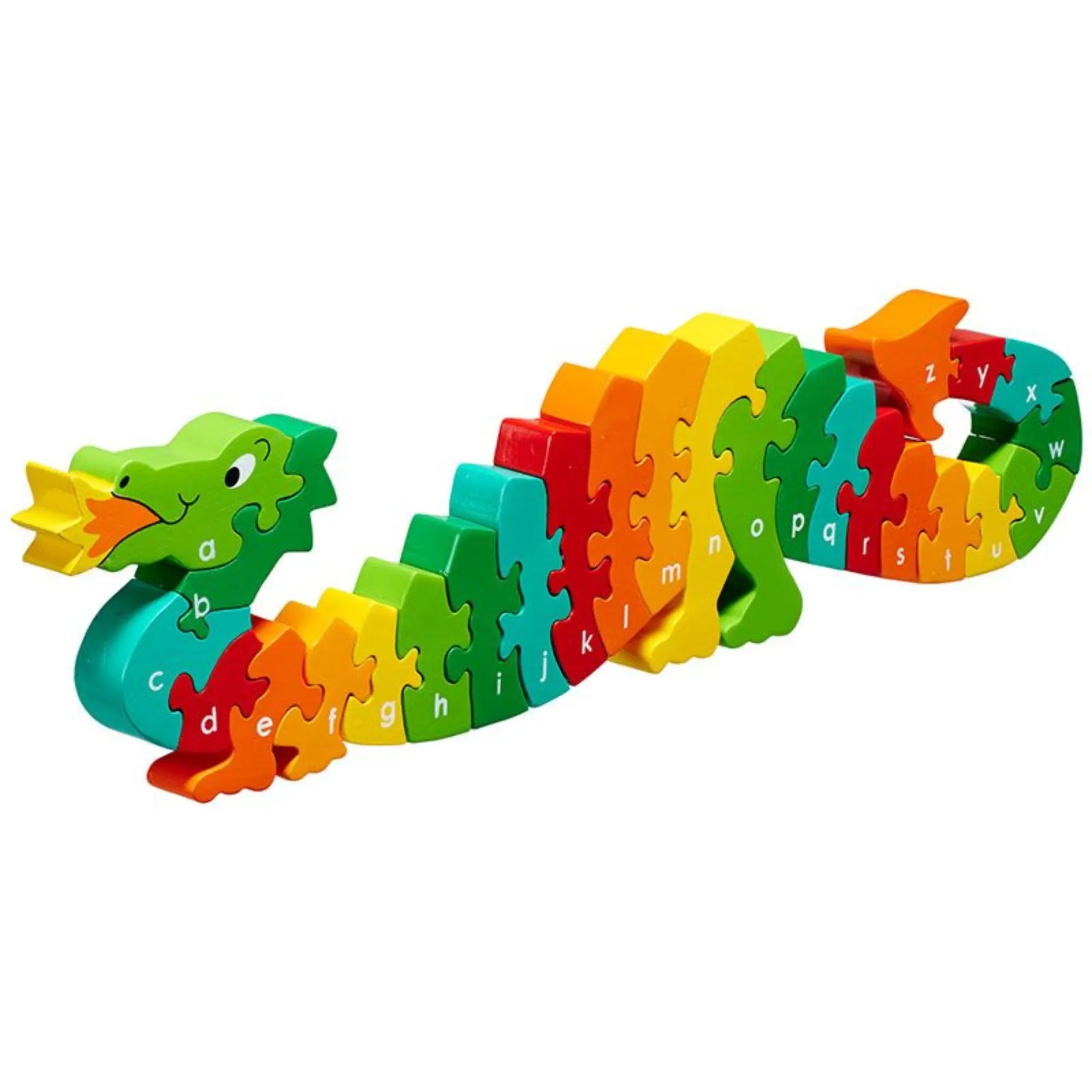 Wooden Dragon Alphabet a-z Jigsaw Puzzle | The Toy Shop
