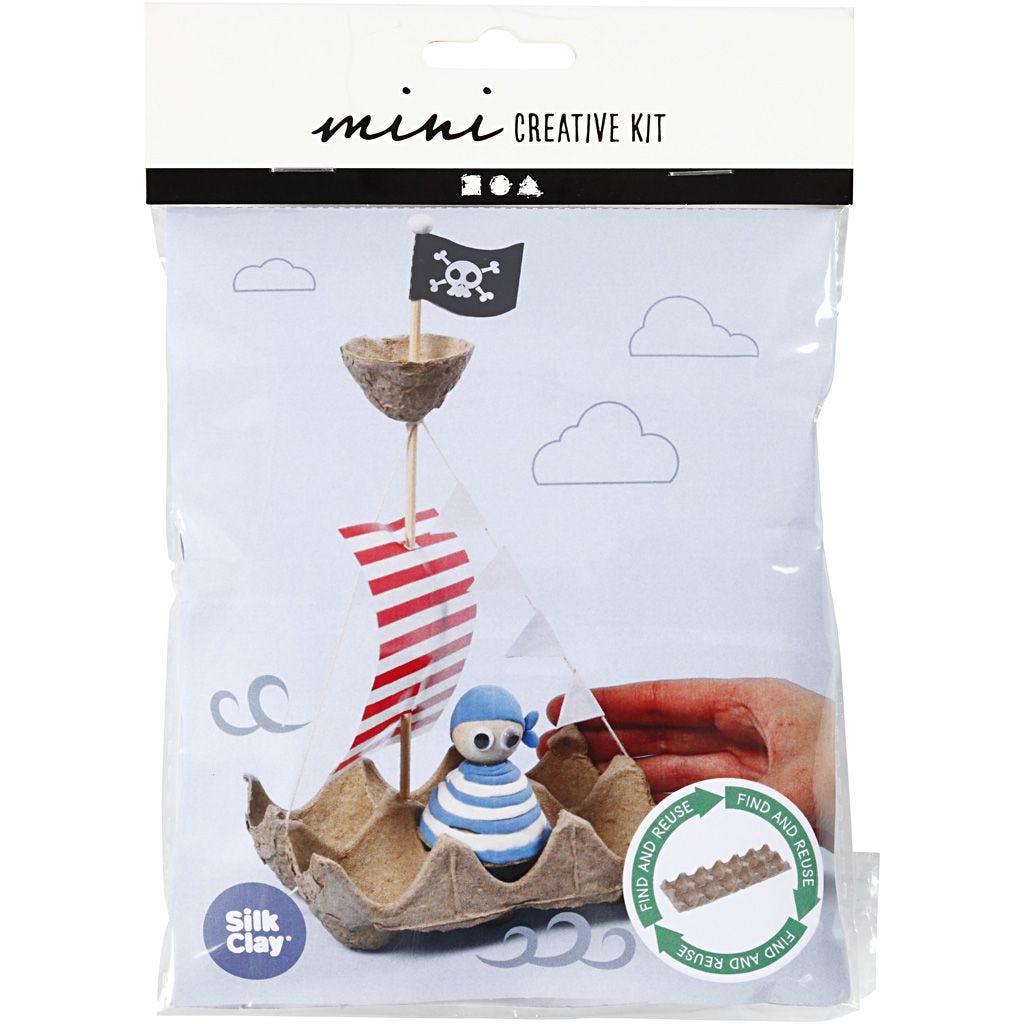 Creative Mini Kit - Egg box Pirate Ship | The Toy Shop