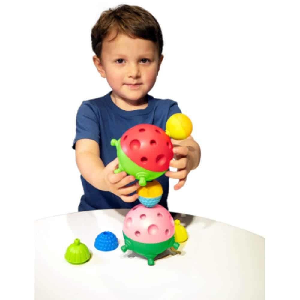 Lalaboom - 2 Sensory Balls with beads 12 pieces | The Toy Shop
