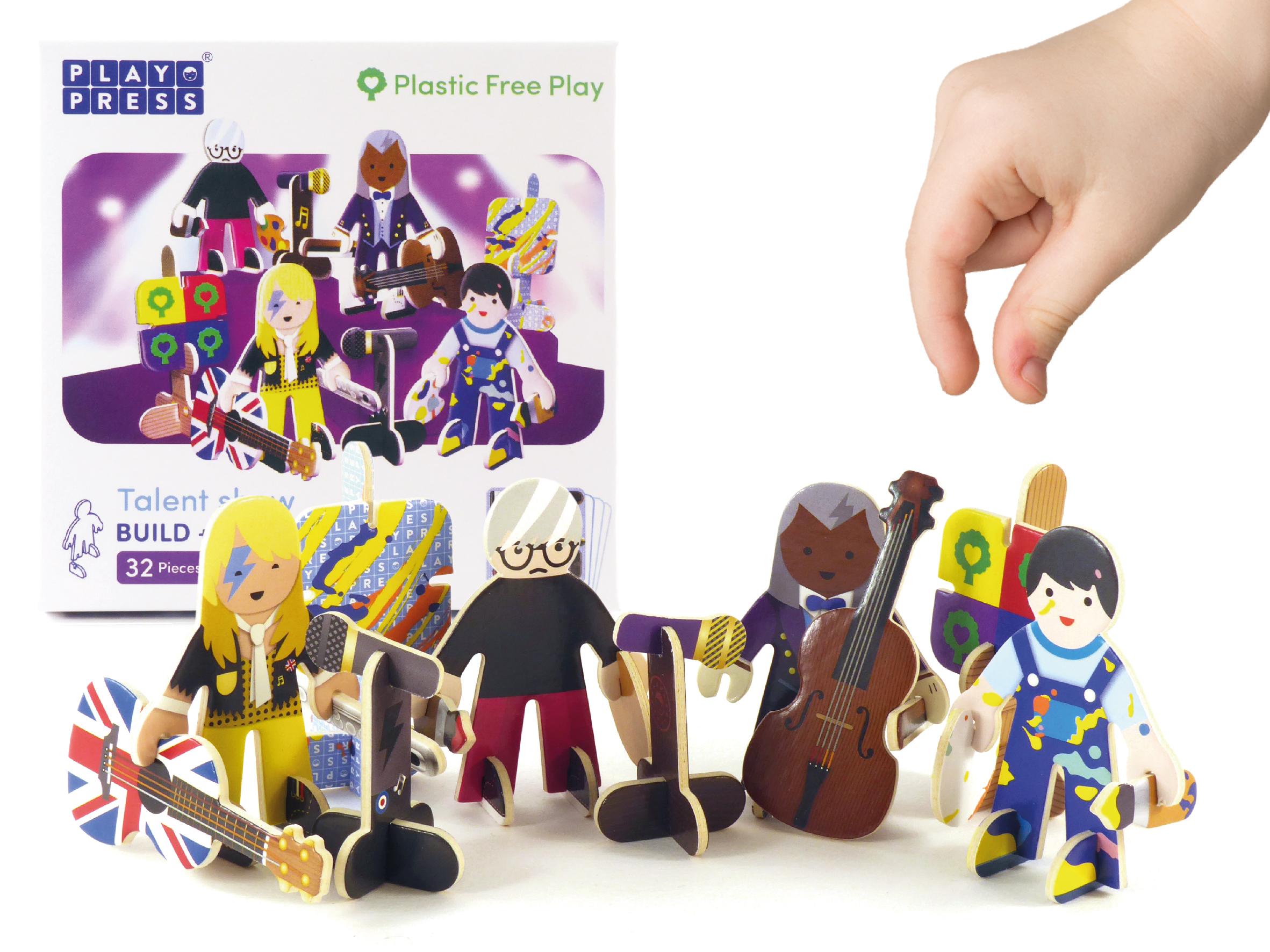 Talent Show Eco-Friendly Character Set - Play Press | The Toy Shop